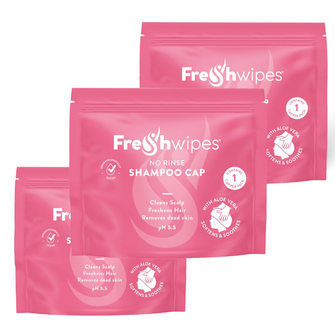 FreshWipes Rinse-Free Shampoo Cap - wash your hair without water ...